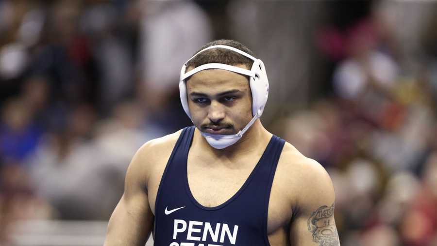 Penn State wrestler Aaron Brooks wins 2024 Hodge Trophy
