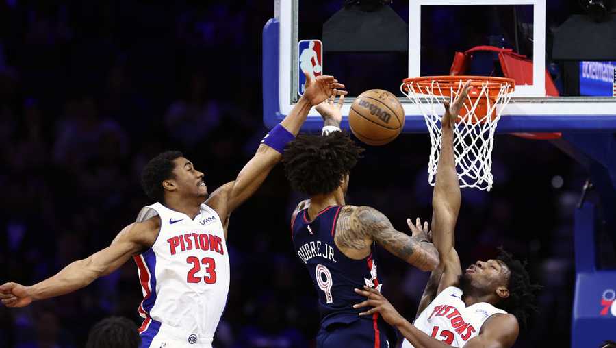 76ers defeat Pistons behind Embiid's 37 points, win sixth straight
