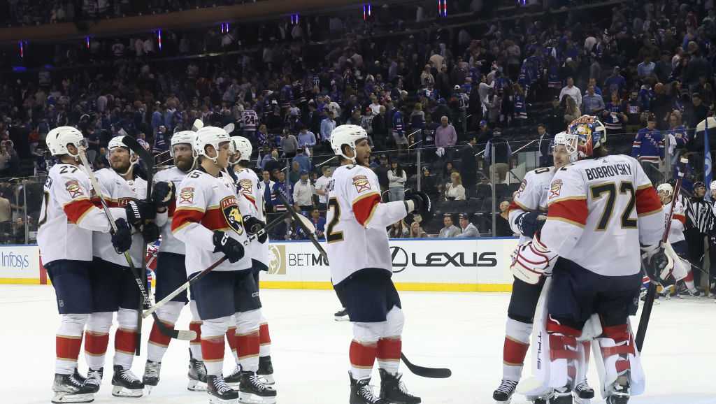Panthers defeat Rangers 3-2 to come within one victory of returning to ...