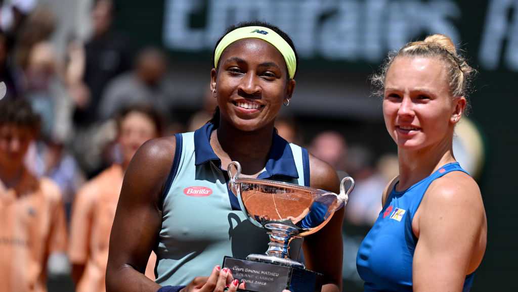 Coco Gauff wins doubles championship at French Open