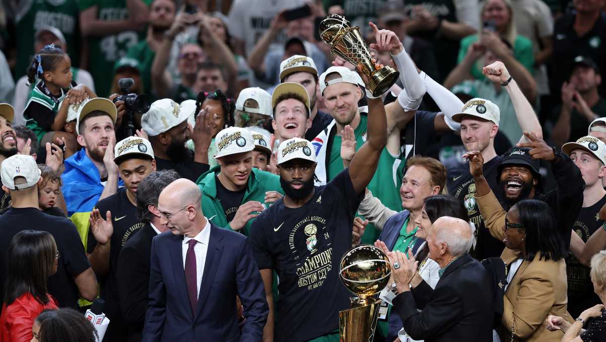 Jaylen Brown wins 2024 NBA Finals MVP award