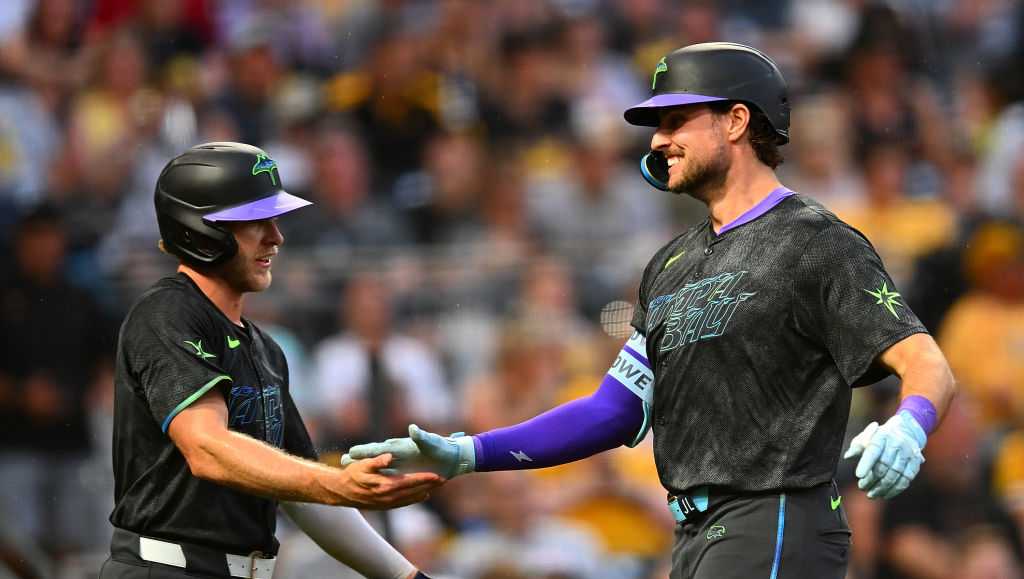 Josh Lowe homers twice as Rays breeze past Pirates 10-3