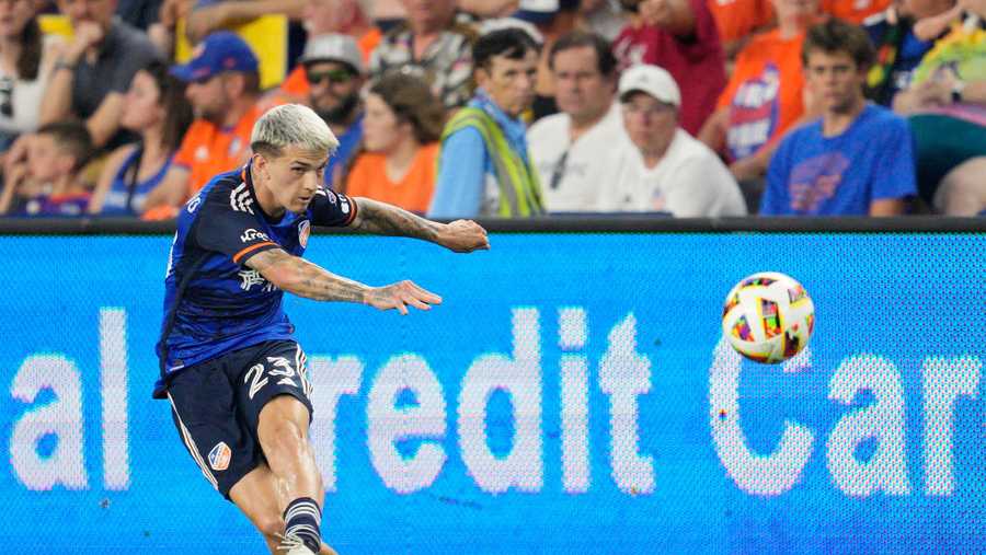 Goal of the year? FC Cincinnati's Orellano nets shot from midfield in ...