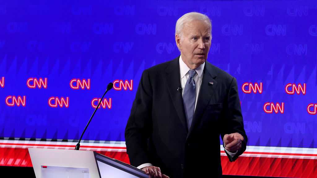 Biden opens debate with raspy voice, several verbal missteps in ...