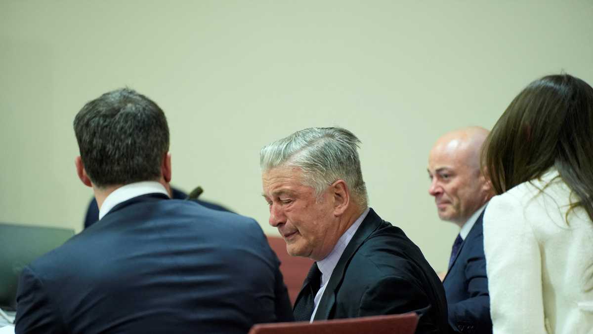 Watch the moment Alec Baldwin learned his manslaughter trial was dismissed