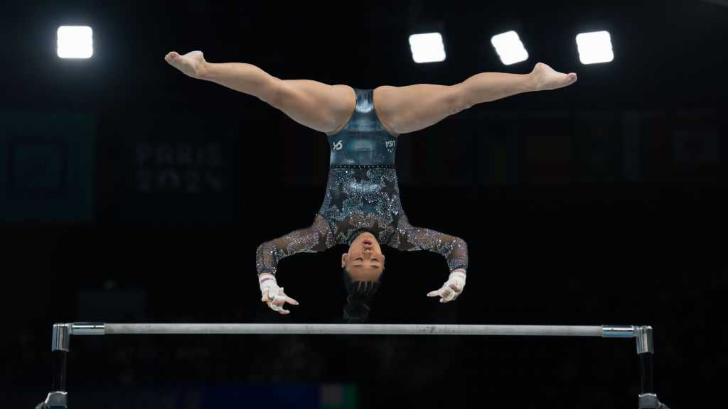 Gallery: USA women's gymnastics team's sparkly leotards dazzle at 2024 ...