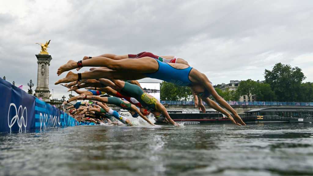 Olympic triathletes swim in Seine River after days of concerns about ...