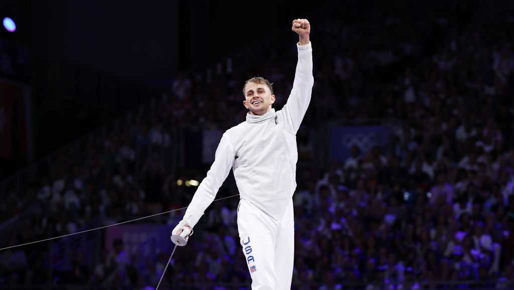 Notre Dame alum Nick Itkin wins bronze medal in men's individual foil