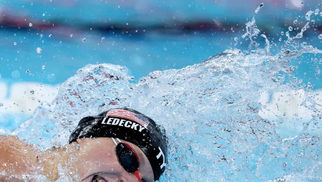Ledecky wins record 13th medal with a silver in relay event