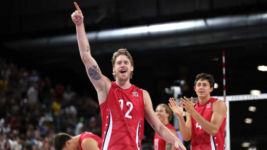 Cincinnati native Max Holt, US volleyball team beat Brazil, advance to ...