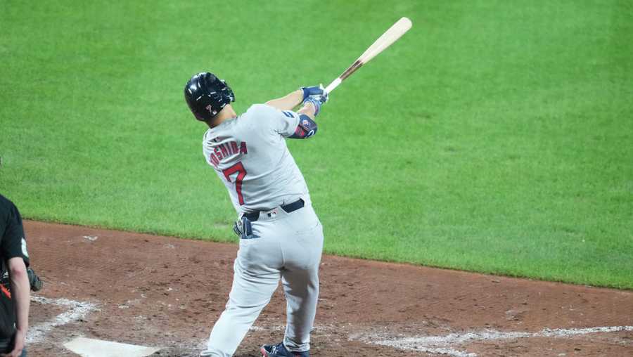 Masataka Yoshida homers and has 4 RBIs, Red Sox outlast Orioles 12-10