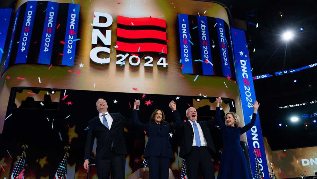 Kamala Harris accepts the Democratic presidential nomination