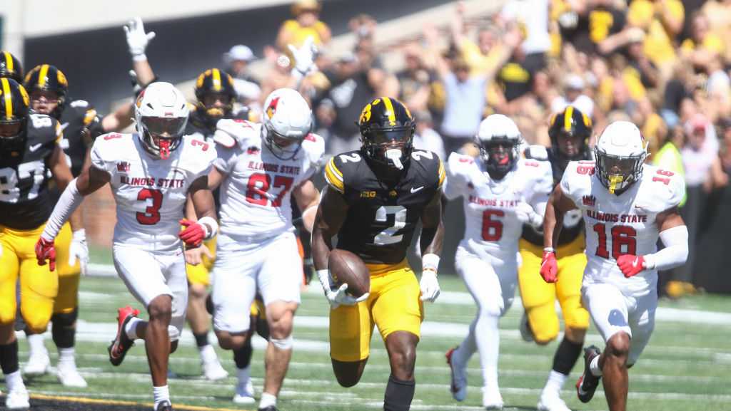 Cade McNamara, Iowa offense answer questions in season opener