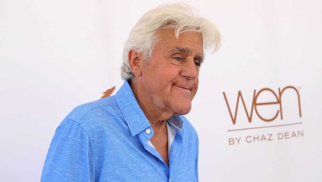 Jay Leno 'all black and blue' after falling down a hill