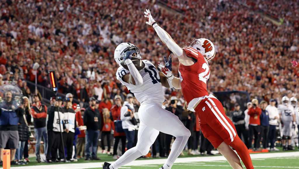 Badgers put up a fight, but fall short against No. 3 Penn State