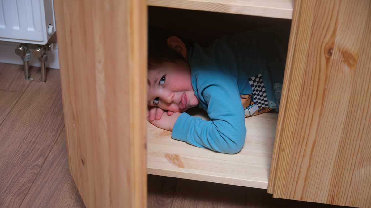 When to worry about your toddler's hiding behavior