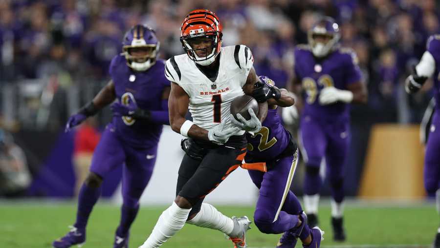 Watch Burrow Finds Jamarr Chase For 67 Yard Touchdown Against Ravens