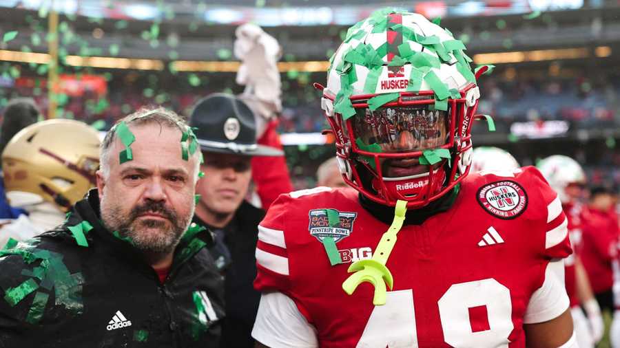 Nebraska's Pinstripe Bowl victory through photos