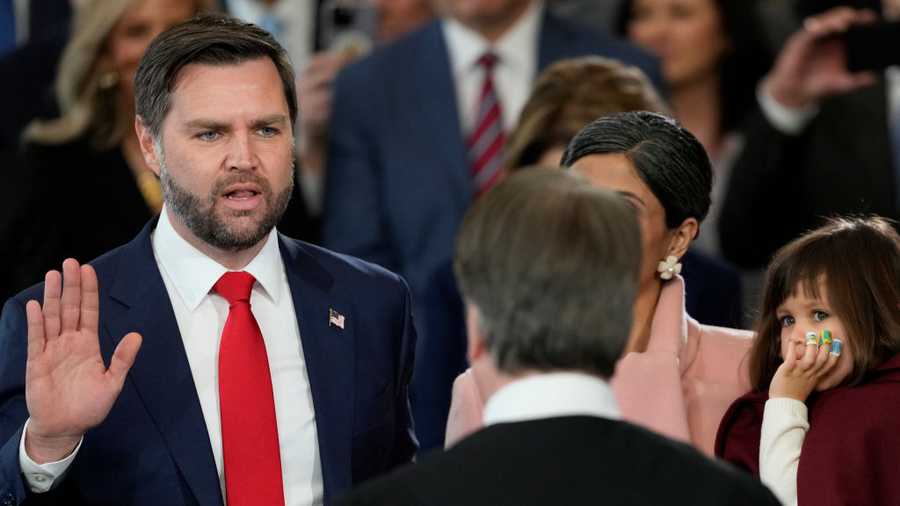 PHOTOS: Middletown native JD Vance inaugurated as US Vice President
