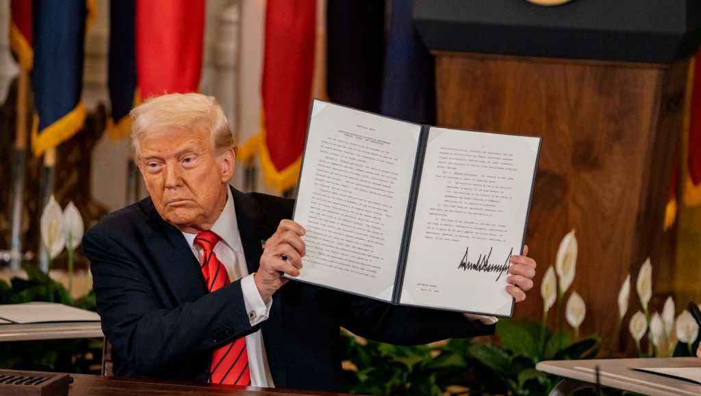 President Donald Trump tops 100 executive orders in 64 days