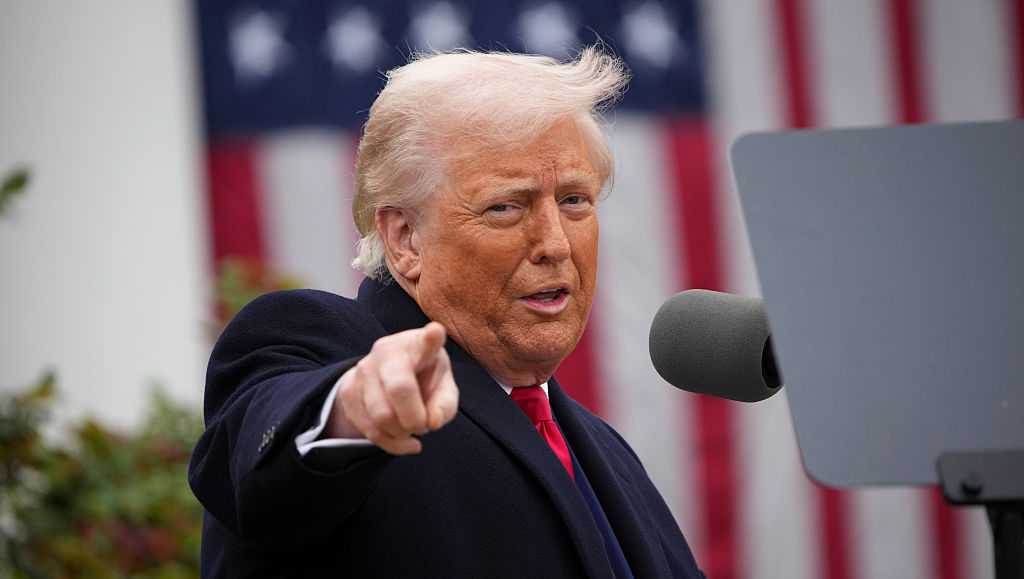 President Trump speaking at University of Alabama
