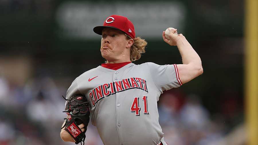 Abbott pitches 7 crisp innings as Reds hold off the Cubs for a 6-2 win