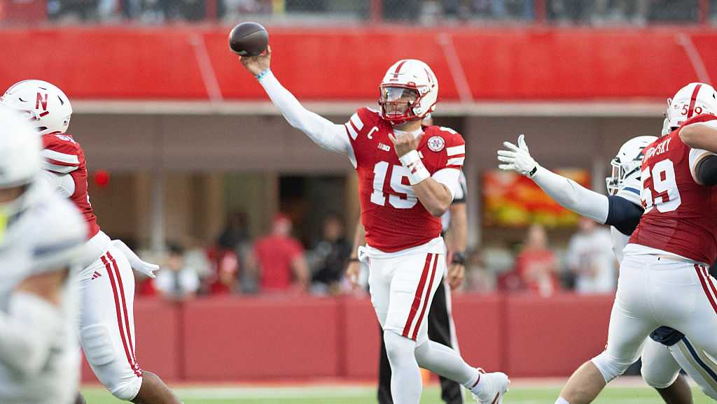 Nebraska QB Dylan Raiola says team played all four quarters well