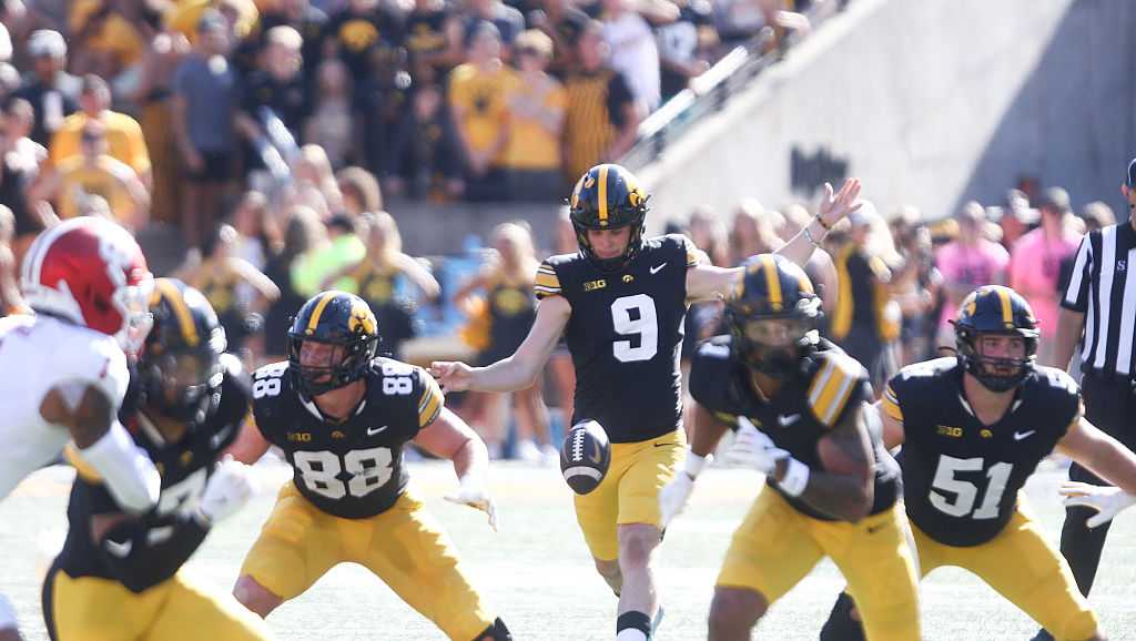 Iowa football: Punter Rhys Dakin enters the transfer portal