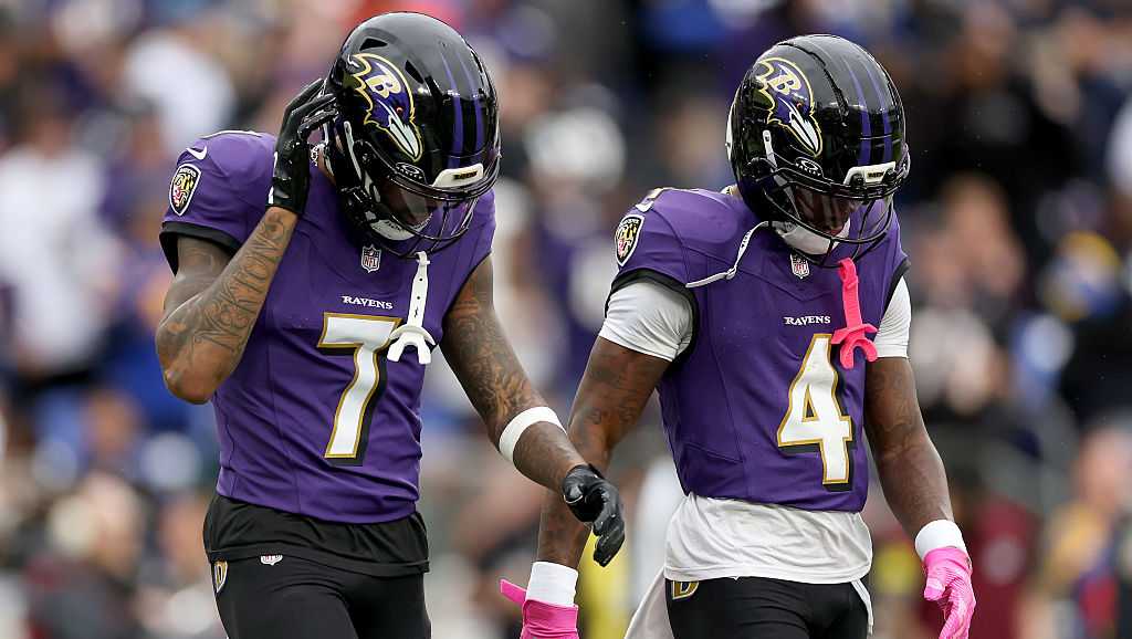 Ravens' struggles continue, fall to Rams for fourth loss in a row