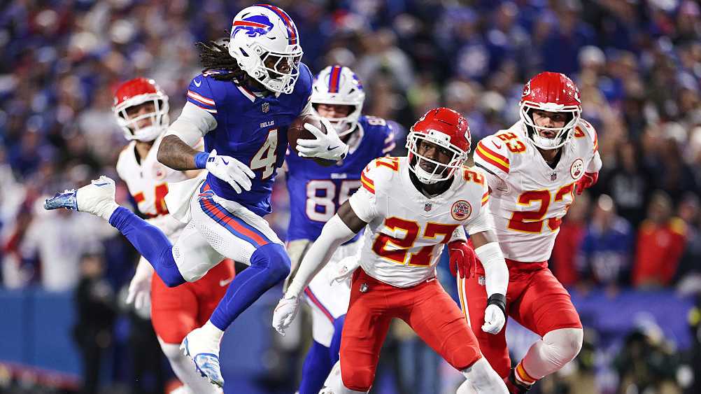 Bills’ James Cook breaks 100 yards as Buffalo knocks off Kansas City 28–21