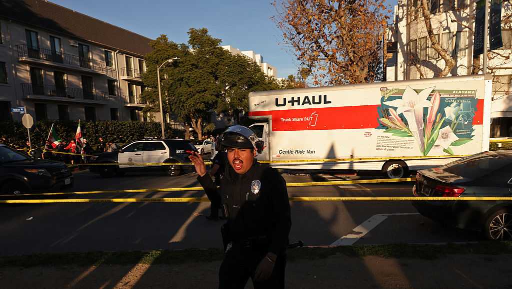 U-Haul drives into Los Angeles protest, driver detained