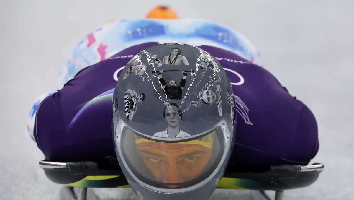 Ukrainian athlete disqualified from Olympics over helmet tribute