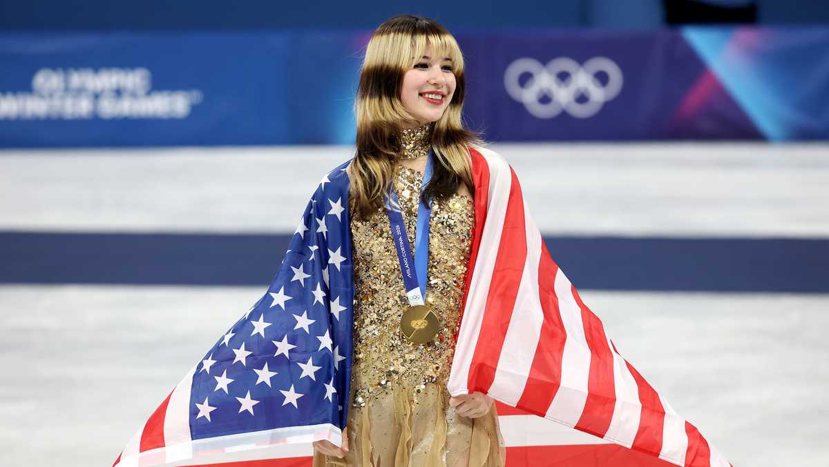 Alysa Liu, two-time Olympic gold medalist, speaks after big win
