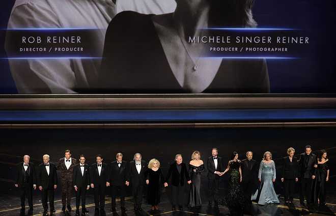 The Oscars held a touching tribute to Rob Reiner