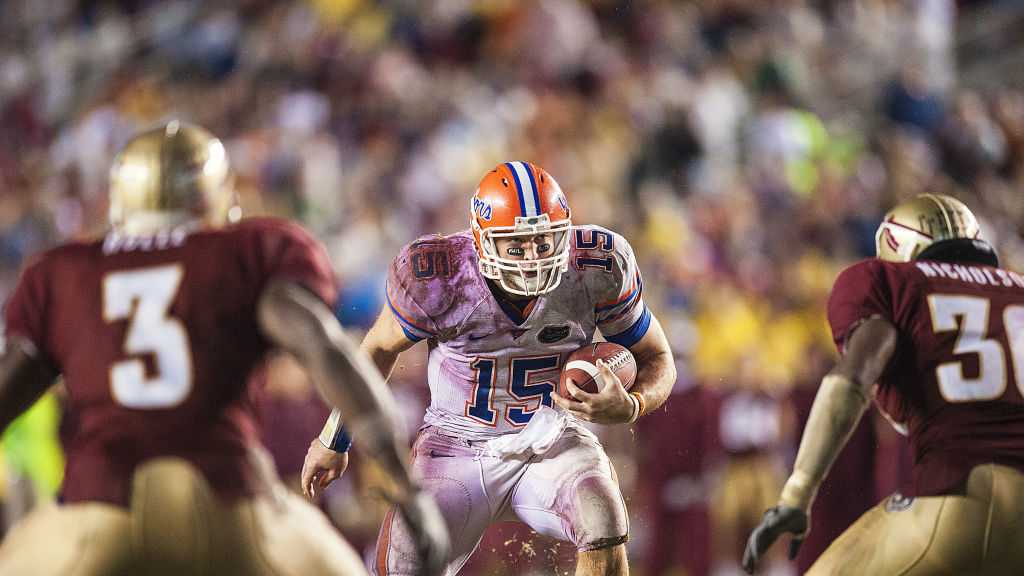Tim Tebow's football career with the Florida Gators, NFL