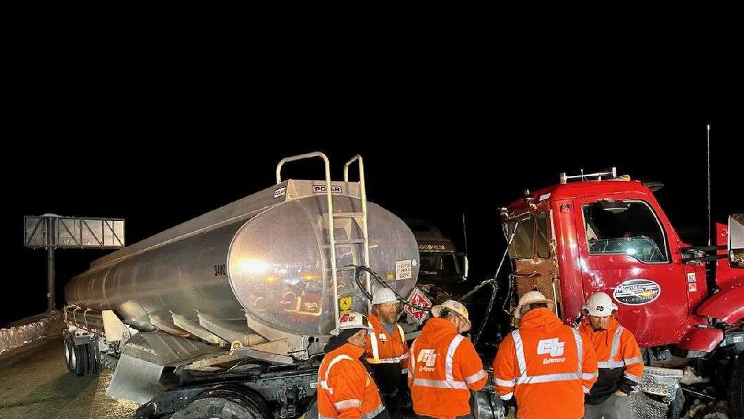 Big rig crash reported on Interstate 80 near ﻿﻿Crystal Lake