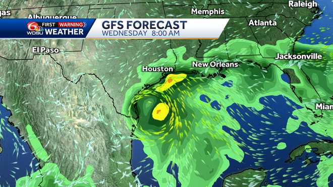 Tracking a possible new tropical depression in The Gulf