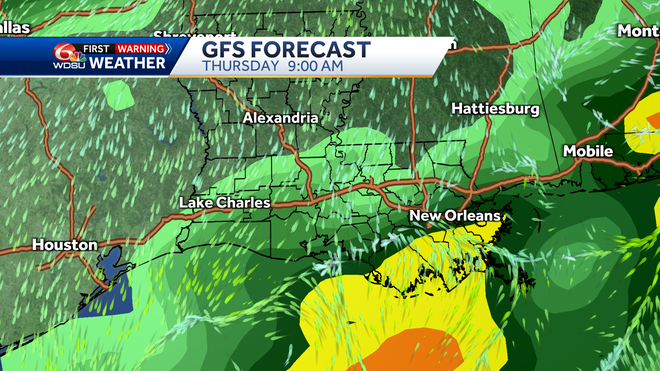 Low humidity, but rain chances increase next week