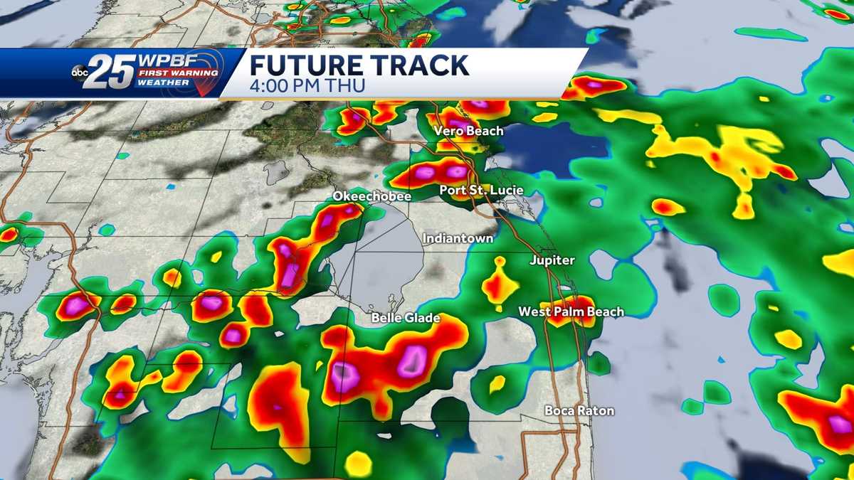 Active radar shows storms across Florida Wednesday