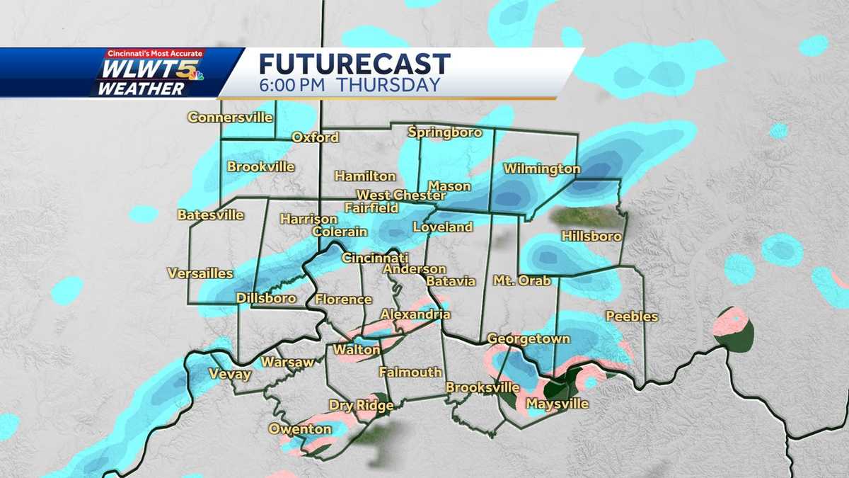 Cincinnati weather: Scattered evening snow possible