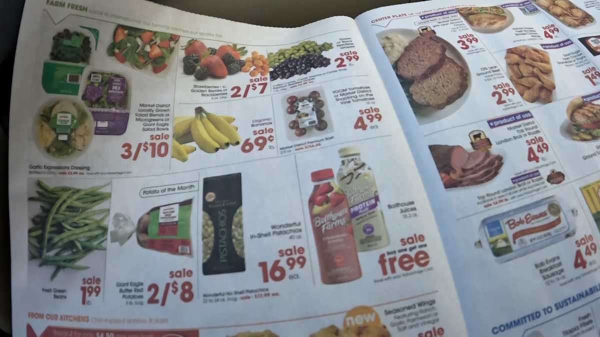 Giant Eagle weekly ad mailed to Pittsburgh homes