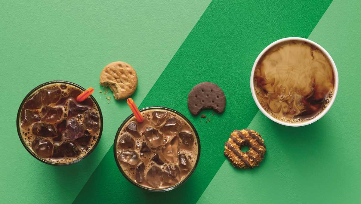Dunkin' Donuts unveils Girl Scout Cookie flavors