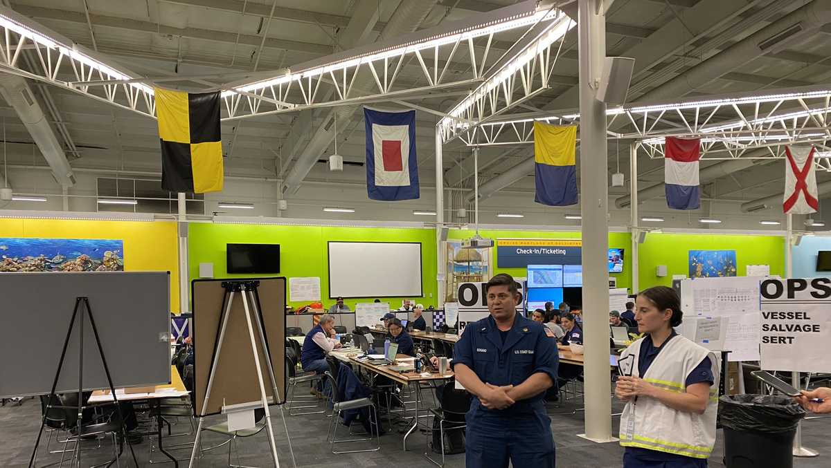 11 News tours Unified Command after Key Bridge collapse