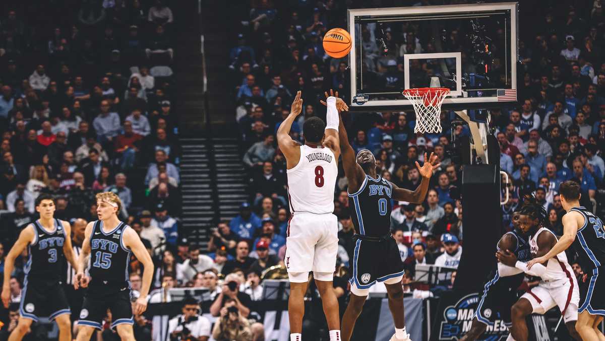 Alabama dominates BYU 113 to 88 to head to the Elite 8