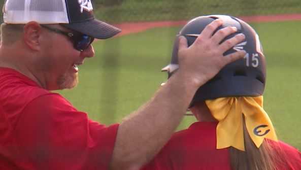 Softball Rivals raise over $1,000 for CURE Childhood Cancer