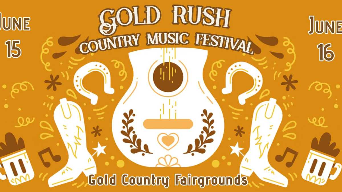 2024 Gold Rush Country Music Festival this weekend in Auburn