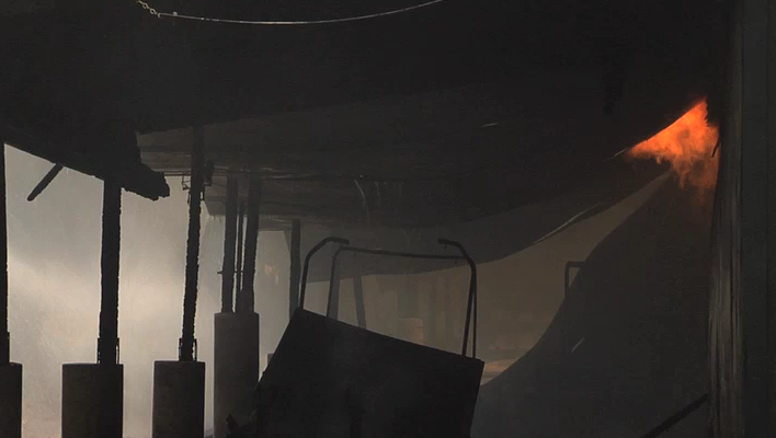 Wednesday golf course fire complicated by large propane tank