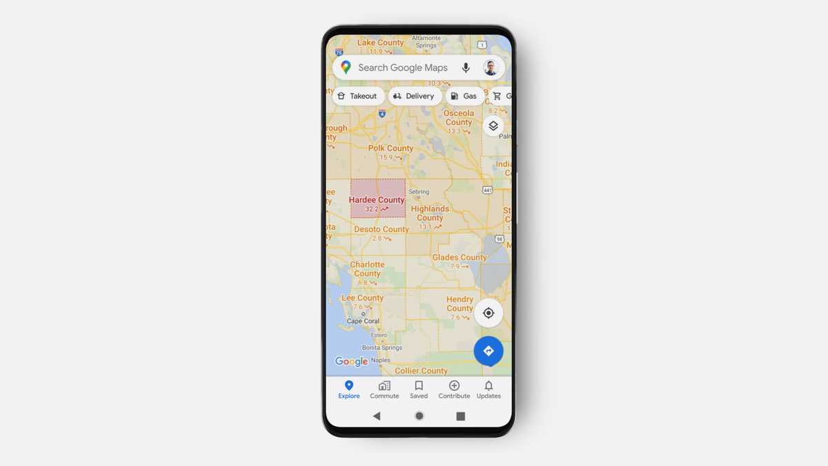 Google updates Maps to show how bad COVID-19 is in your area