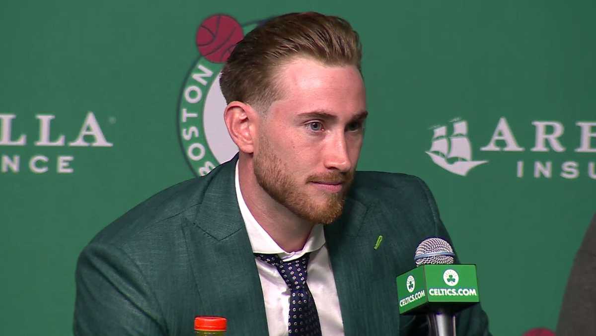 Gordon Hayward makes appearance at TD Garden, gets huge ovation