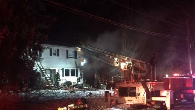 Crews respond to 2-alarm fire in Gorham